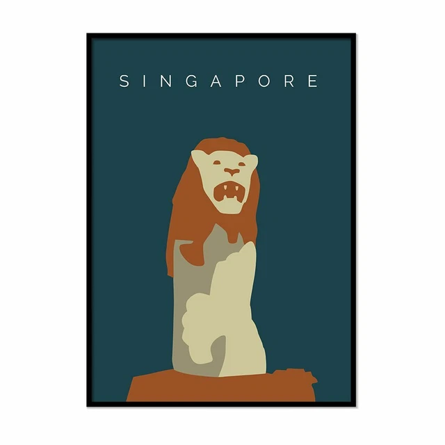Kna Prints - Poster Singapore Poster Sentosa Island Landmark Poster ...
