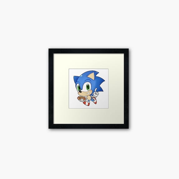 Kna Prints - Poster Sonic Chibi, UNFRAMED-12x18 - Walmart.com