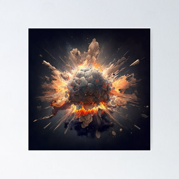 Kna Prints - Poster Sonic Explosion Of Color Splendor: Exploring ...