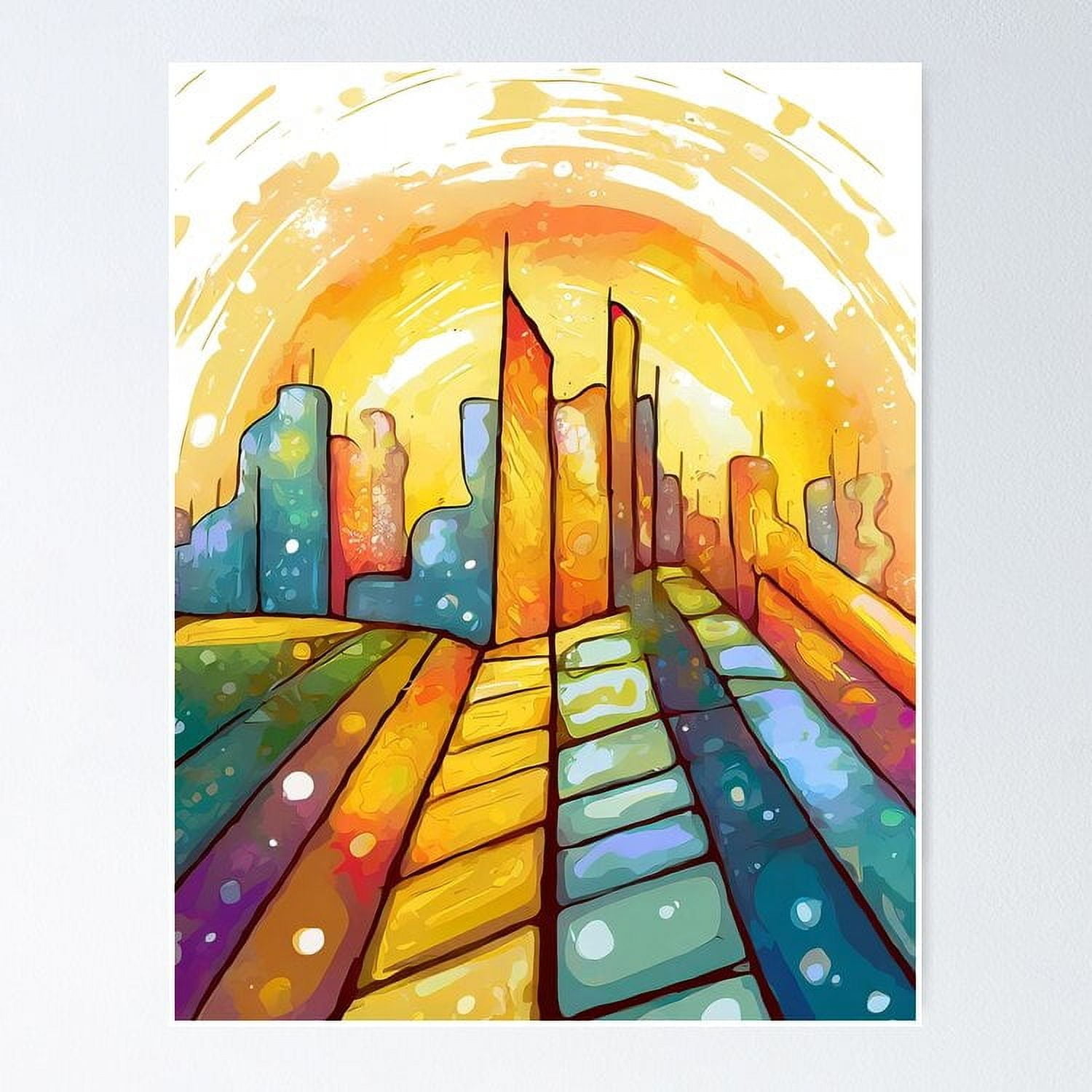 Kna Prints - Poster Sonic Fusion - Abstract & Cubist Musical ...