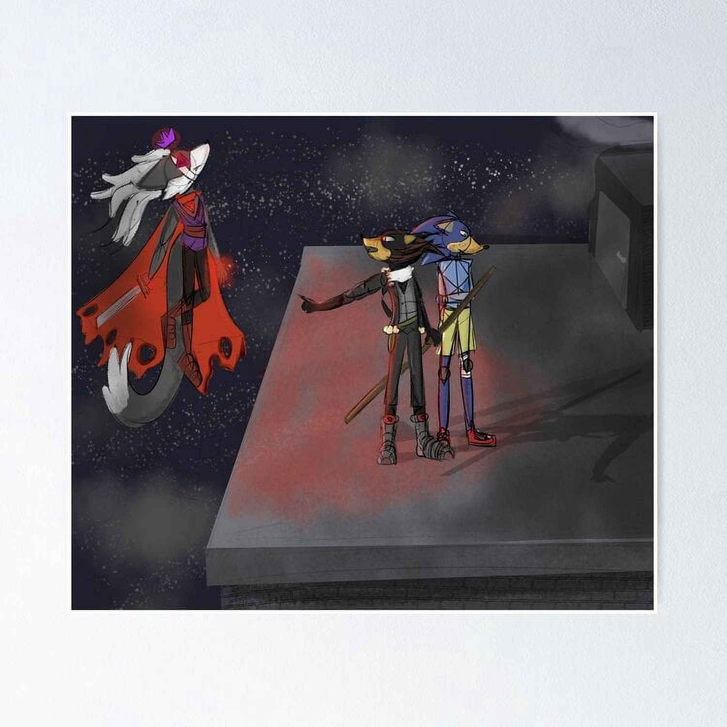 Kna Prints - Poster Sonic, Infinite And Shadow, UNFRAMED-16x24 ...
