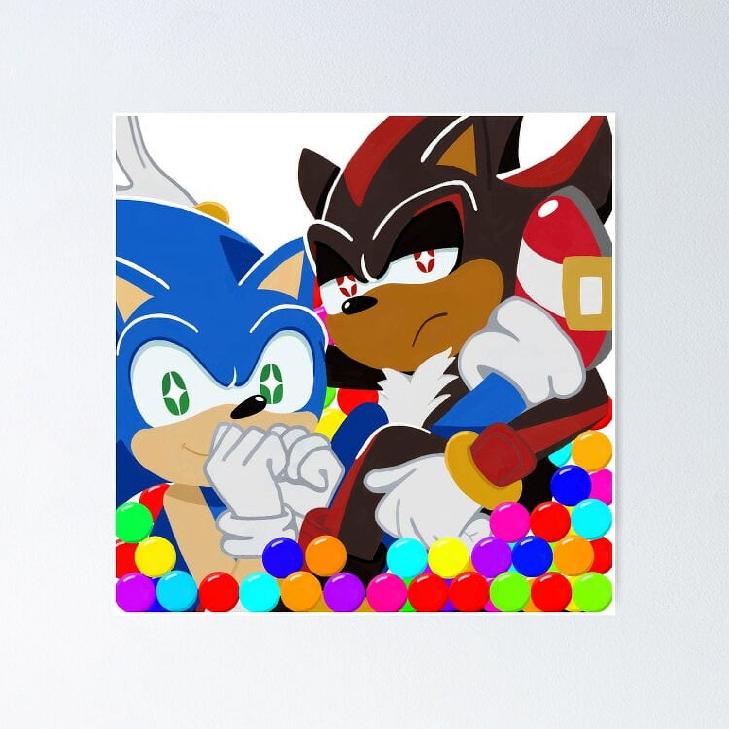 Kna Prints - Poster Sonic & Shadow Mesmerizer, UNFRAMED-8x12 - Walmart.com