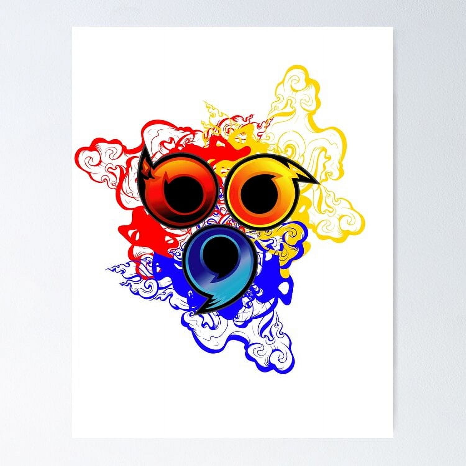 Kna Prints - Poster Splatter Design, UNFRAMED-16x24 - Walmart.com