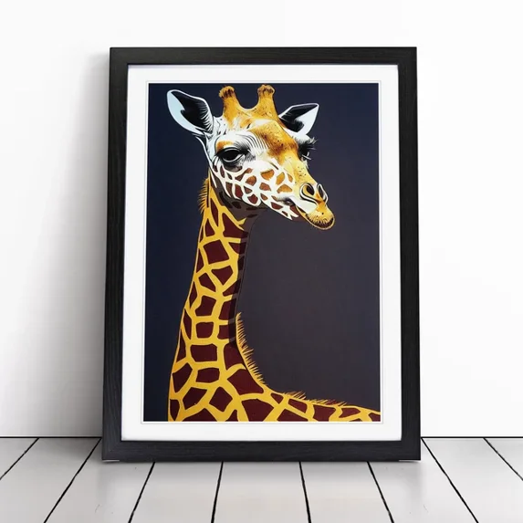 Kna Prints - Poster Striking Giraffe Picture Poster Decor Living Room ...