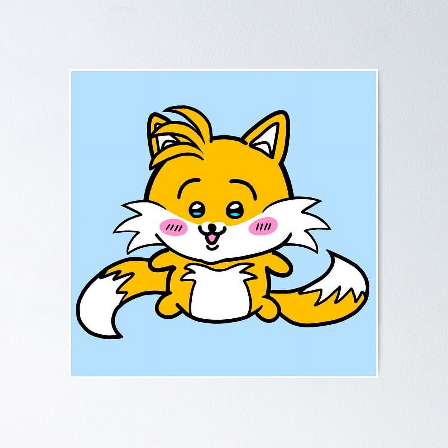 Kna Prints - Poster Tails Chiikawa, UNFRAMED-12x18 - Walmart.com