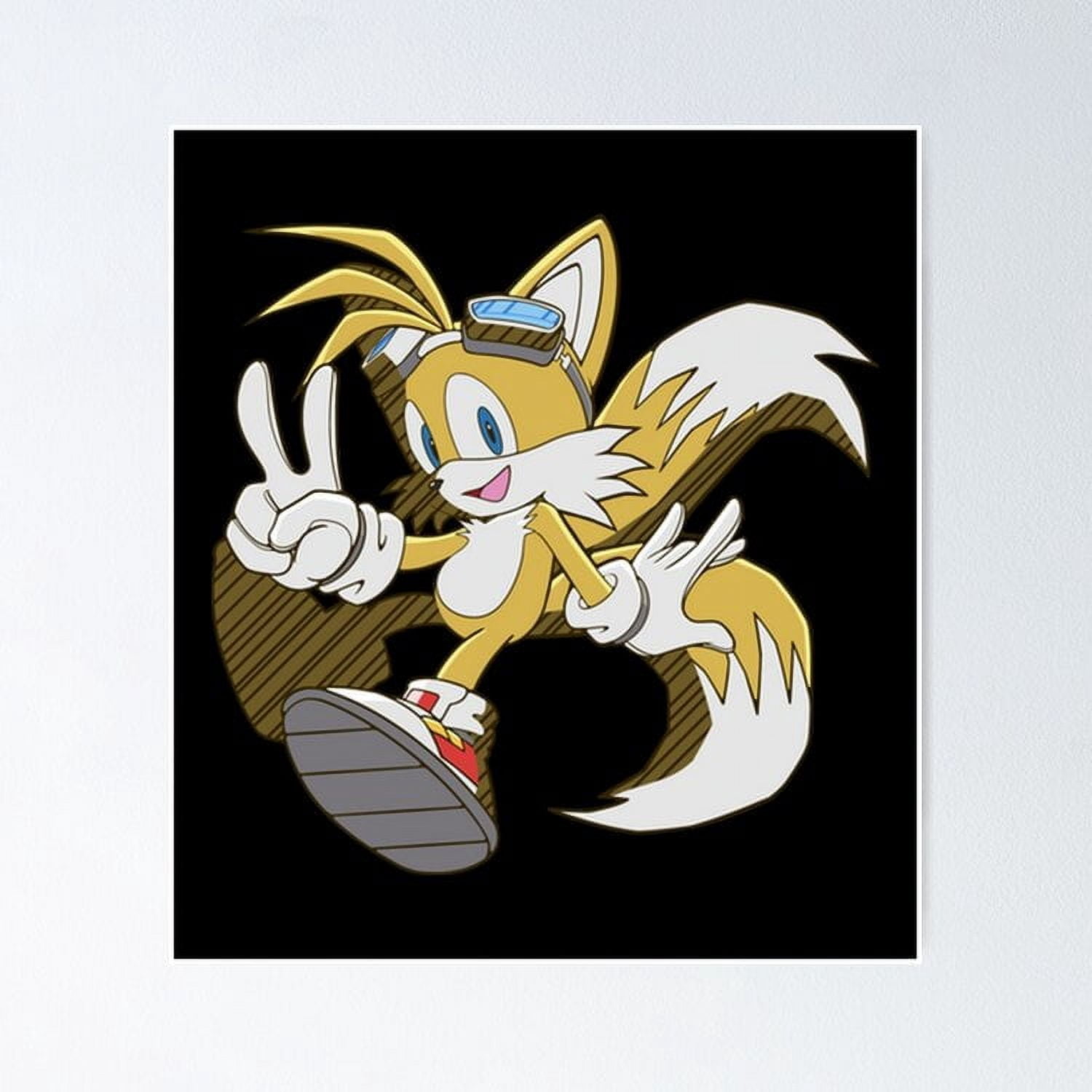 Kna Prints - Poster Tails Sonic The Hedgehog, UNFRAMED-8x12 - Walmart.com
