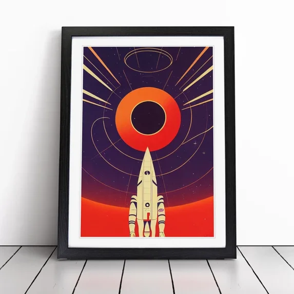 Kna Prints - Poster The Unbelievable Spaceship Rocket Picture Poster ...