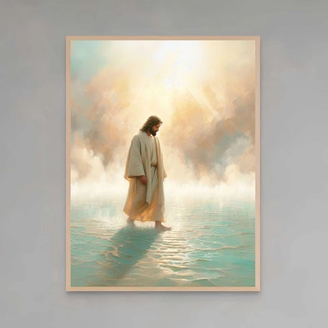 Kna Prints - Poster The Walk Of Jesus Christian Art Jesus Art Download ...