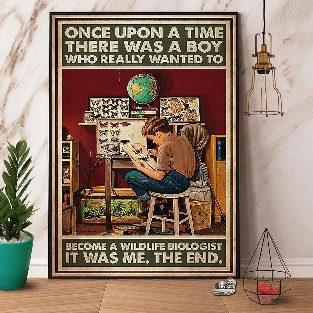 Kna Prints - Poster There Was A Boy Wanted To Become Wildest Biologist ...