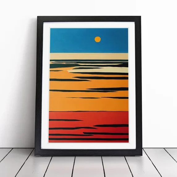 Kna Prints - Poster Timeless Sunset Abstract Picture Poster Decor ...