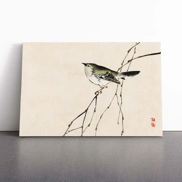 Kna Prints - Poster Tit Bird On A Tree Branch Animal Asian Kono Bairei ...