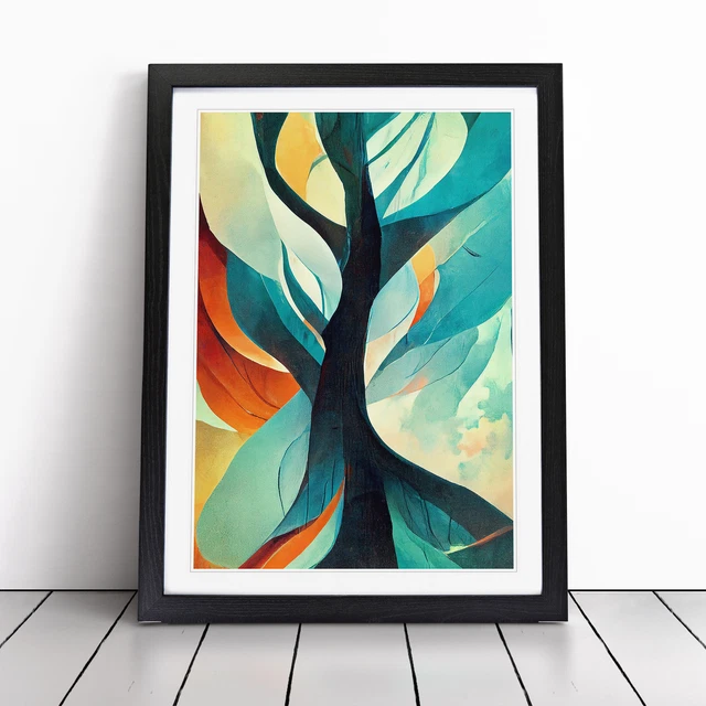Kna Prints - Poster Tree In Abstract No.6 Picture Poster Decor, UNFRAMED-16x24 - Walmart.com