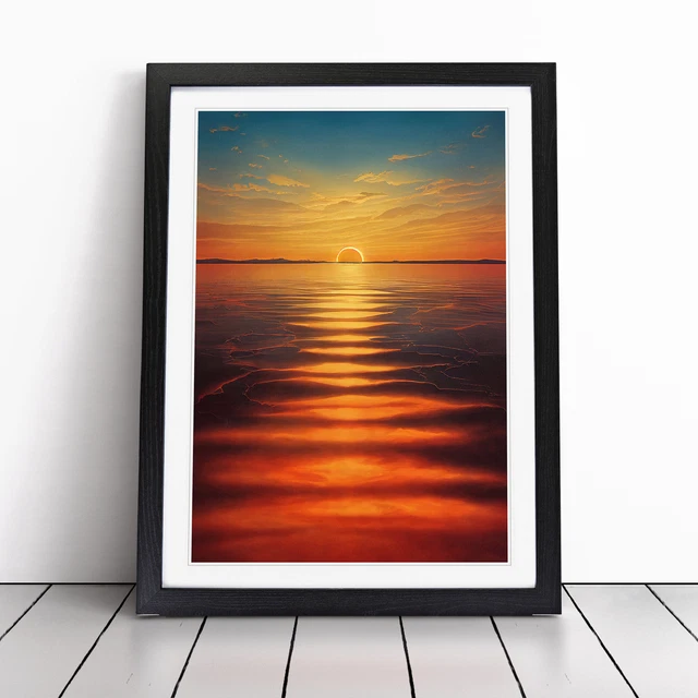 Kna Prints - Poster Unforgettable Ocean Sunset Picture Poster Decor ...