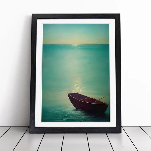 Kna Prints - Poster Vacant Boat Picture Poster Decor Living Room ...