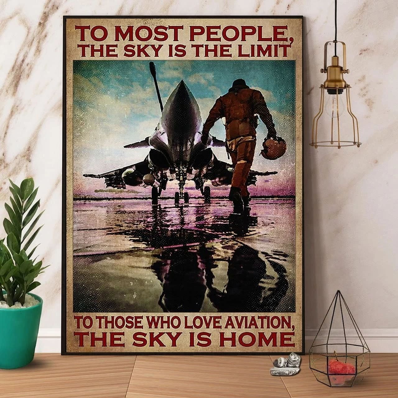 Kna Prints - Poster Veteran To Most People The Sky Is The Limit Paper ...