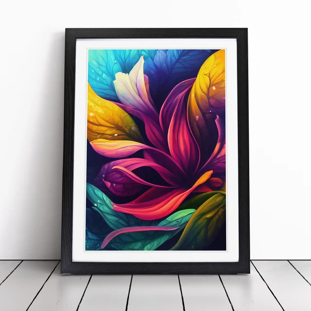 Kna Prints - Poster Vibrant Flowers No.4 Picture Poster Decor, UNFRAMED ...