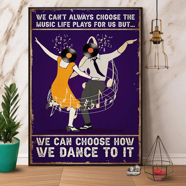 Kna Prints - Poster Vinyl Couple Dancing We Can Choose Who We Dance To ...
