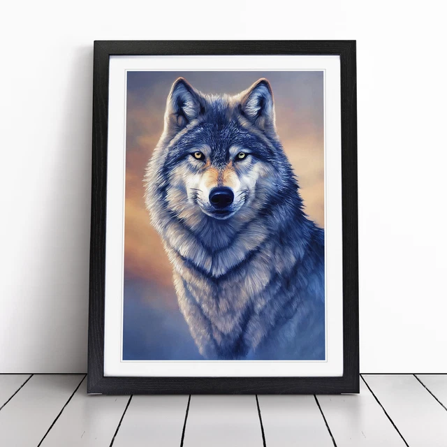 Kna Prints - Poster Watchful Wolf No.2 Picture Poster Decor Living Room ...