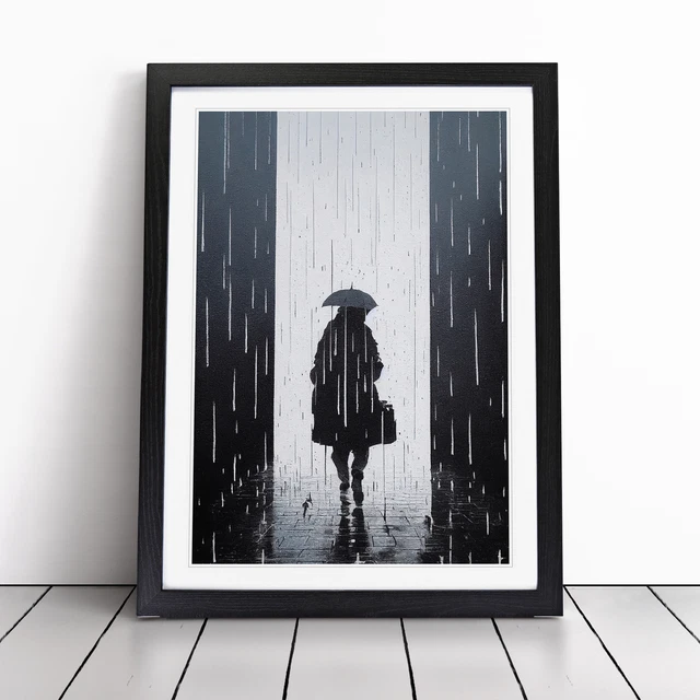Kna Prints - Poster Woman In The Rain No.2 Picture Poster Decor ...