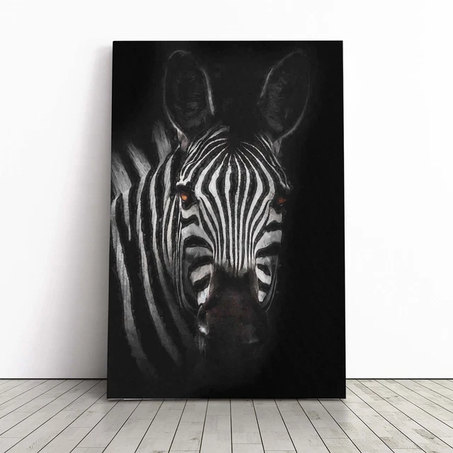 Kna Prints - Poster Zebra In The Shadows In Abstract Animal Picture ...