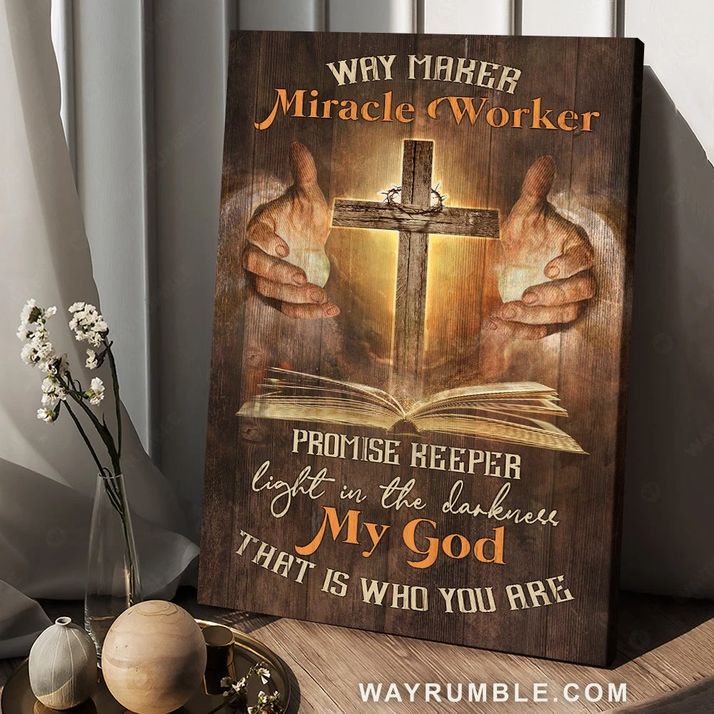 Kna Prints - Pray For Healing, Cross Symbol, Bible, Way Maker, Miracle ...