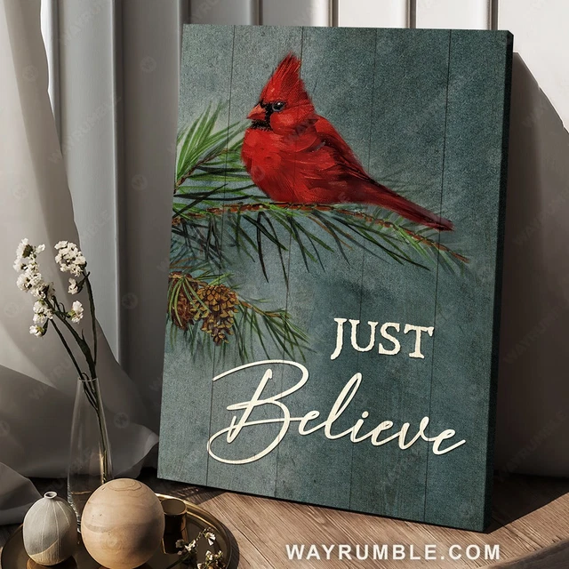 Kna Prints - Pretty Cardinal, Pine Cone Tree, Jesus Painting, Just ...