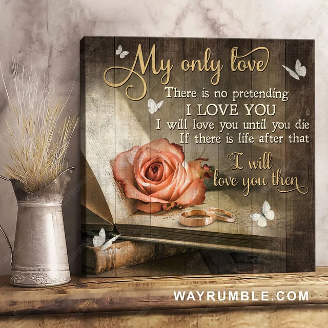 Kna Prints - Pretty Rose, White Butterfly, Couple Rings, I Will Love ...