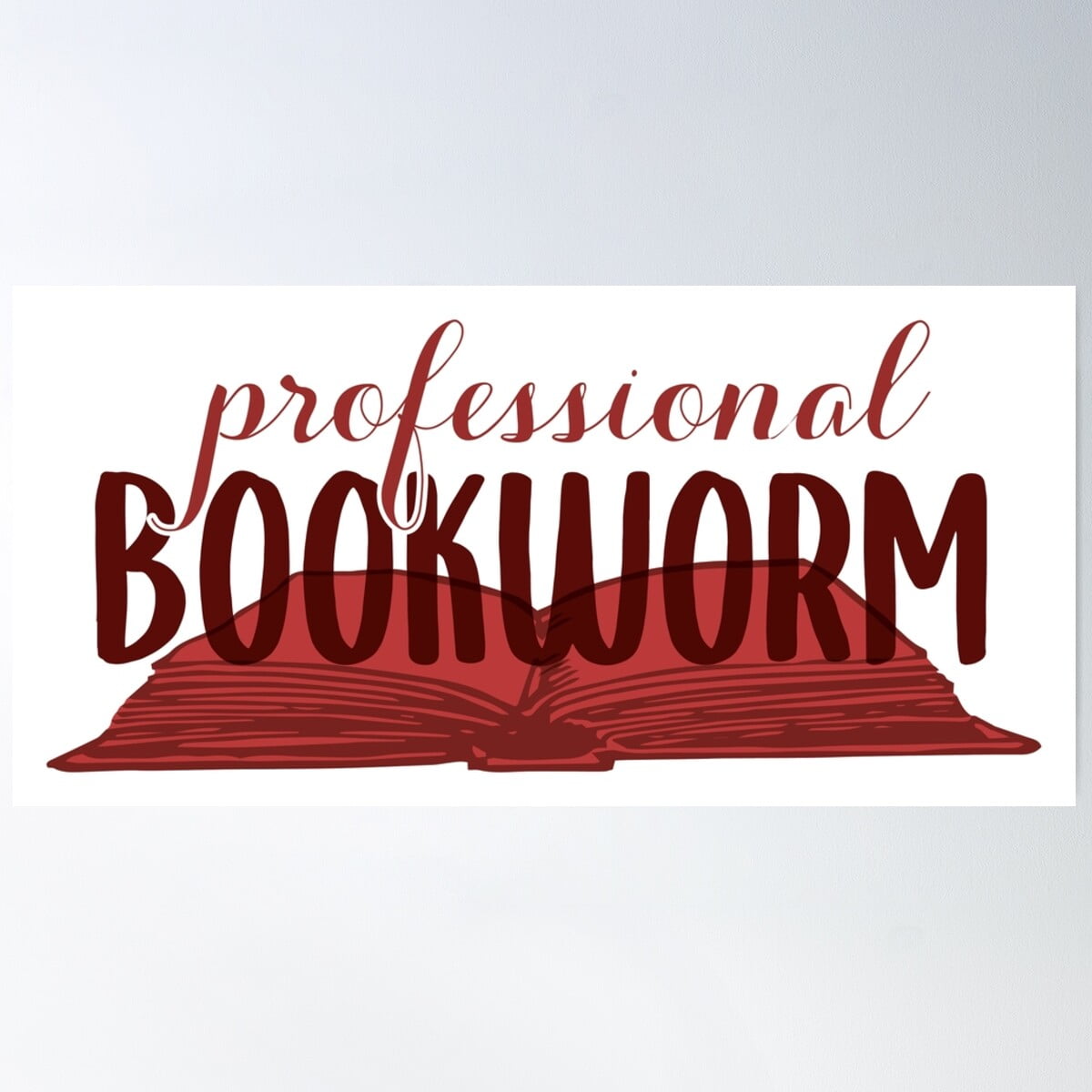 Kna Prints - Professional Bookworm Poster, UNFRAMED-24x36 - Walmart.com