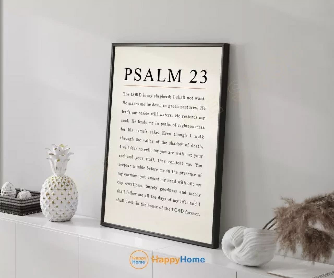 Kna Prints - Psalm 23 Esv The Lord Is My Shepherd Bible Verse Wall Art ...