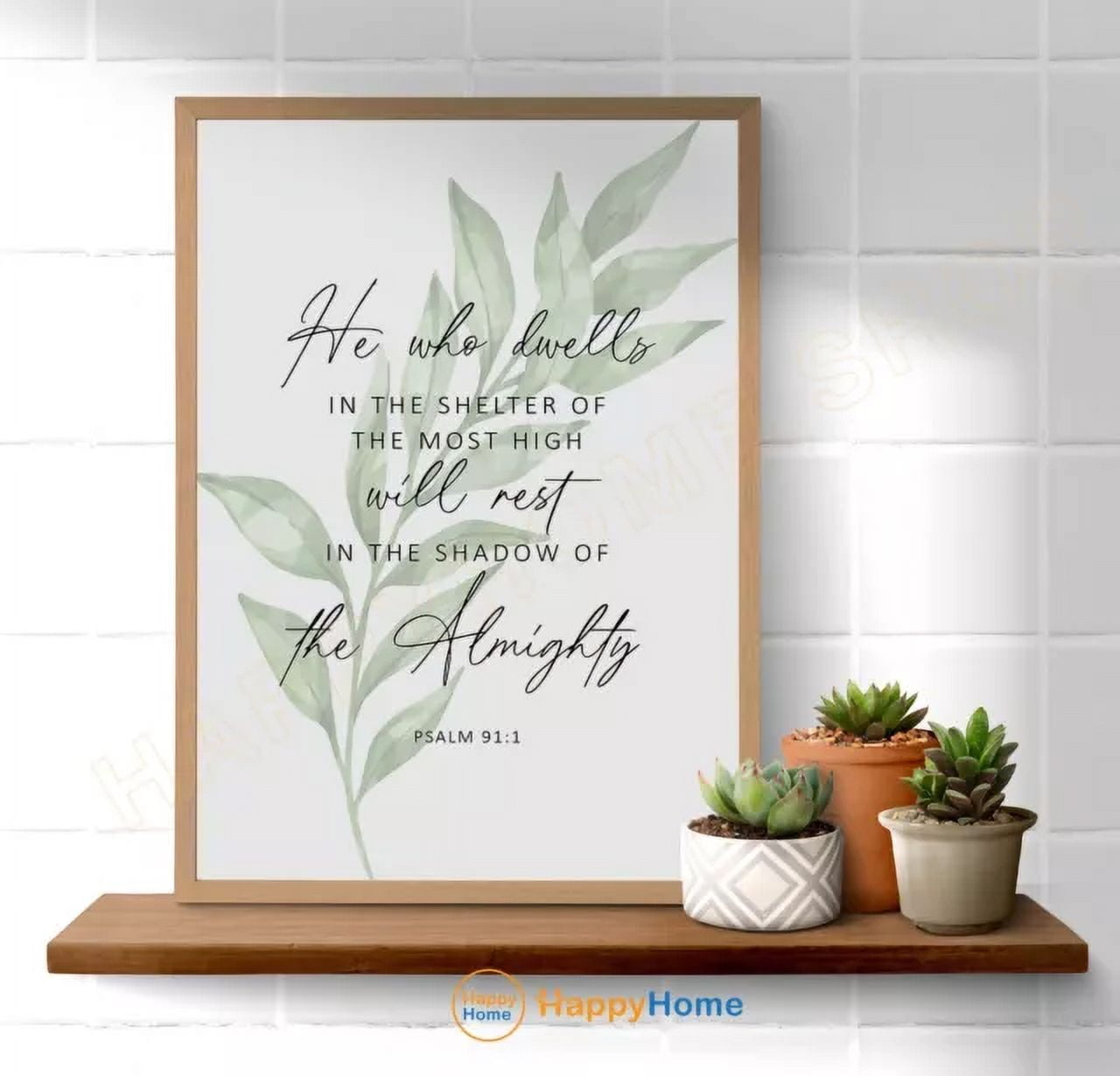 Kna Prints - Psalm 91:1 He Who Dwells In The Shelter Bible Verse Wall ...