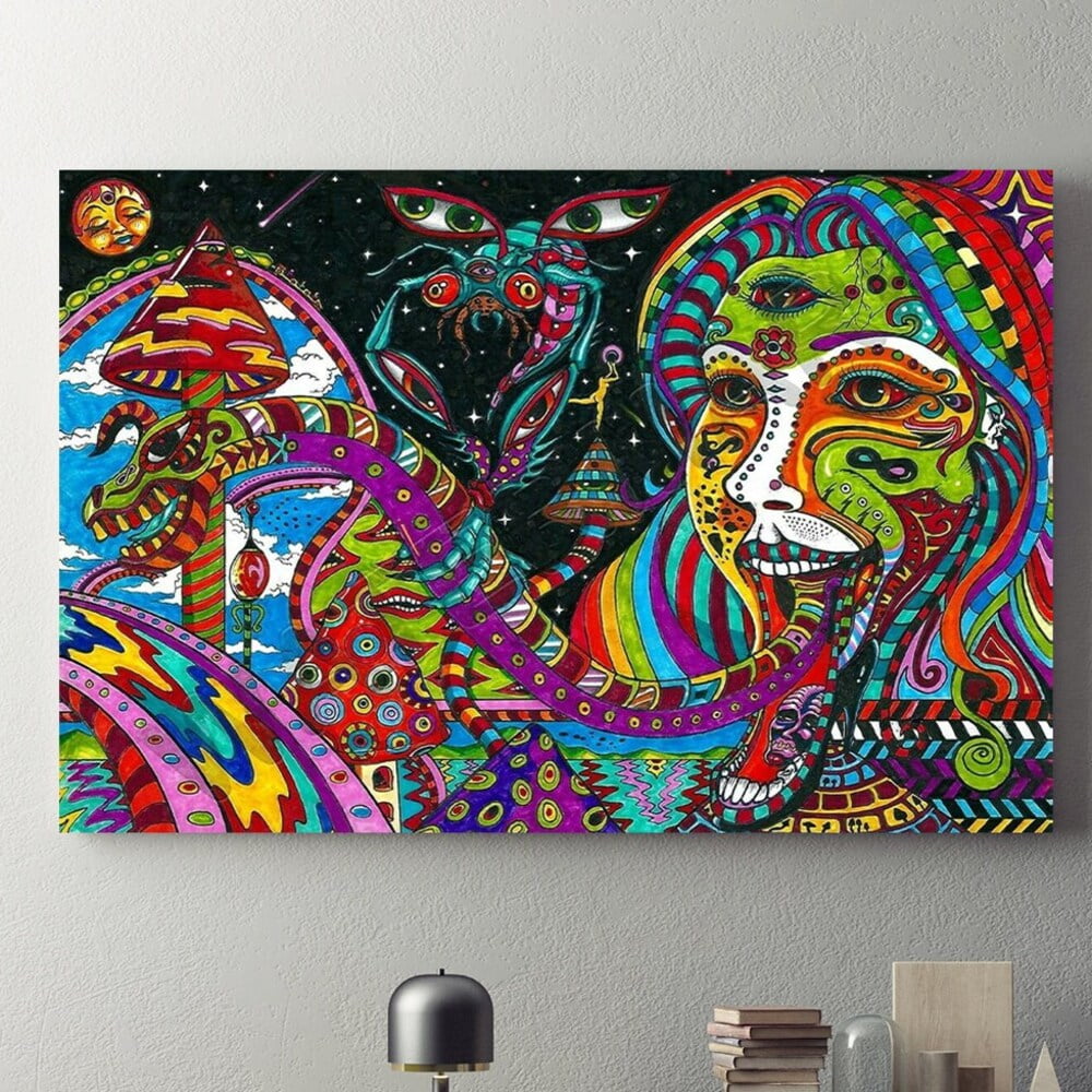 Kna Prints - Psychedelic Trippy Art Poster, Psychedelic Poster ...