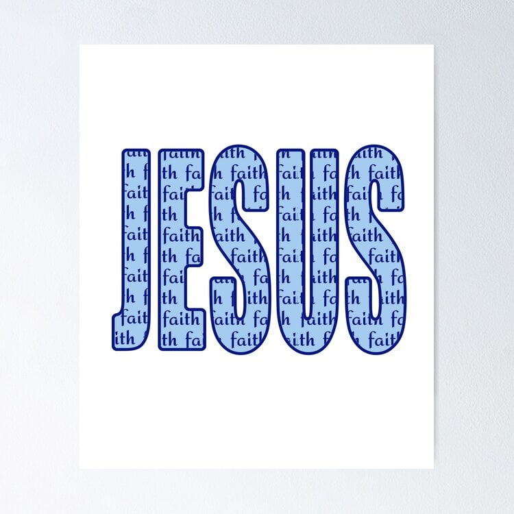 Kna Prints - Put Your Aith In Jesus-Jesus Illed With Aith-Aith In Jesus ...