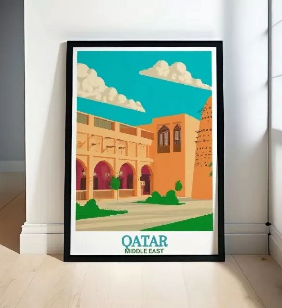 Kna Prints - Qatar Travel Art - Katara Cultural Village Prints - Qatar ...