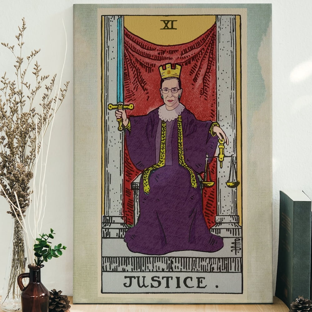 Kna Prints - Rbg Ruth Bader Ginsburg Justice Card Poster, Rbg Poster ...