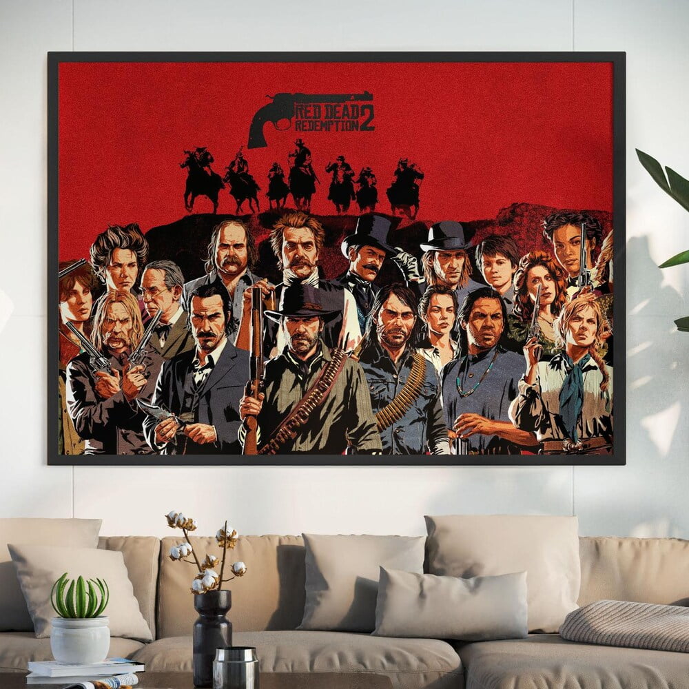 Kna Prints - Red Dead Redemption 2 Poster, Rdr, Arthur Morgan Portrait ...