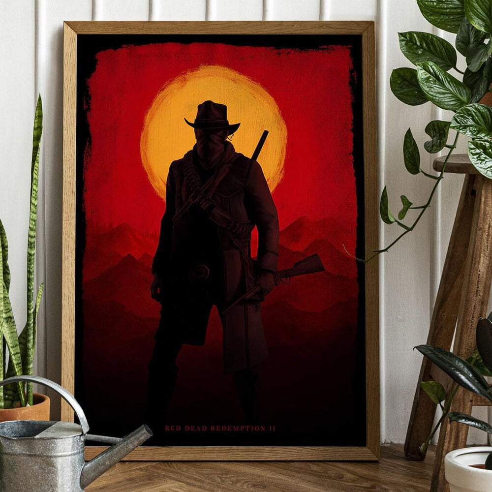 Kna Prints - Red Dead Redemption 2 Poster, Rdr, Arthur Morgan Portrait ...