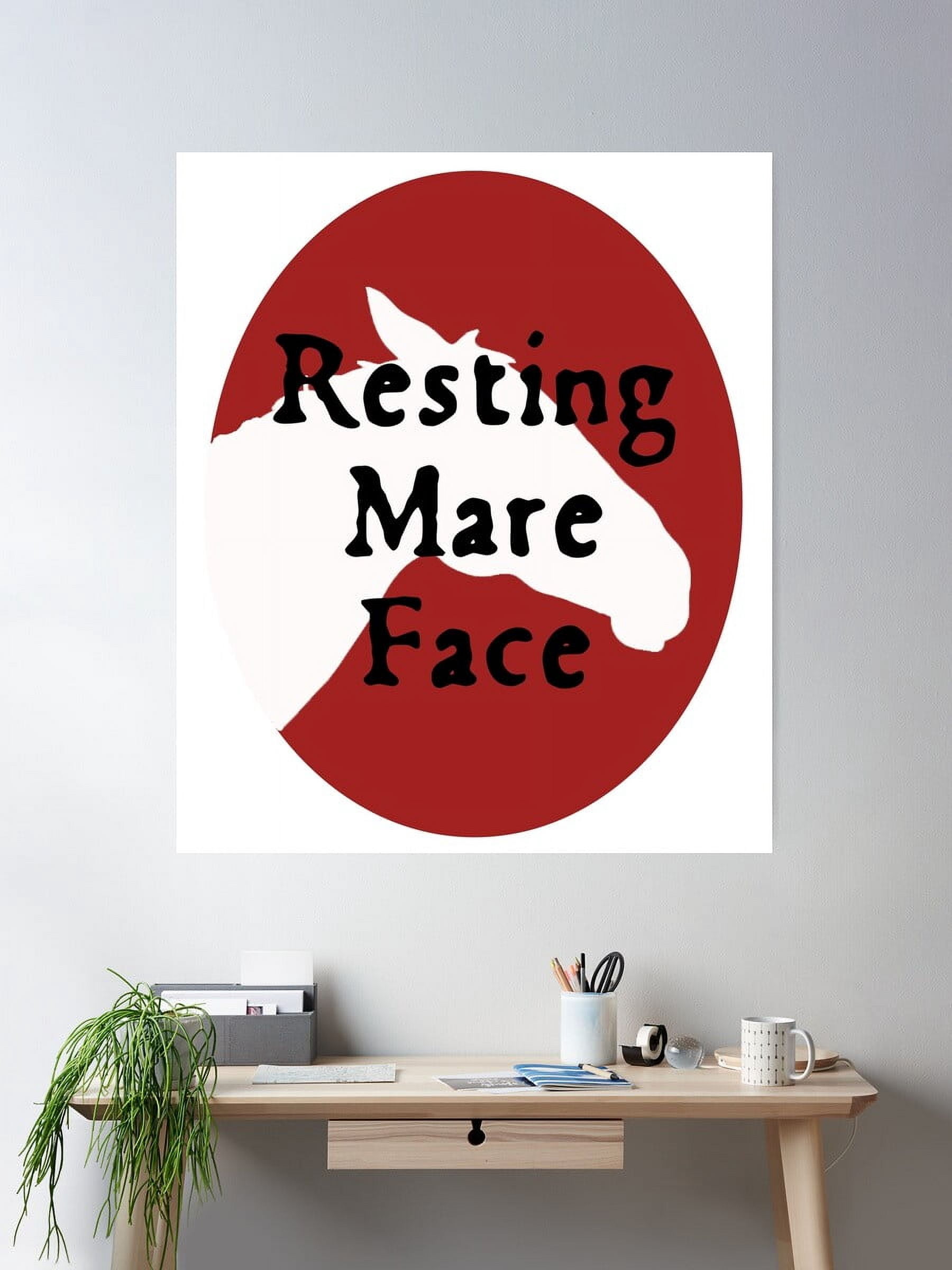 Kna Prints - Resting Mare Face Poster, UNFRAMED-8x12 - Walmart.com