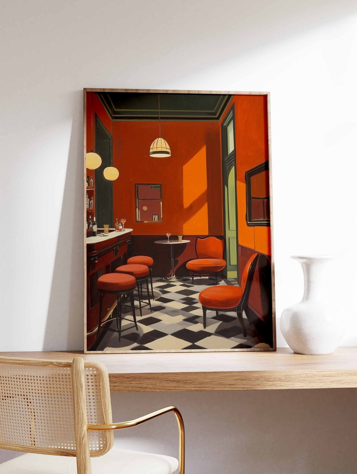 Kna Prints - Retro Cocktail Bar Print, Vintage Cocktail , Food And ...