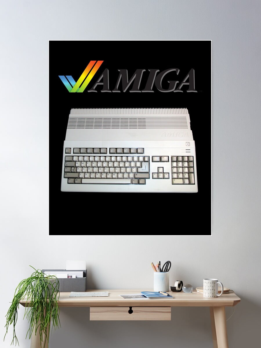Kna Prints - Retro Computer Amiga 80S Nerd 16-Bit Poster Wall Art ...