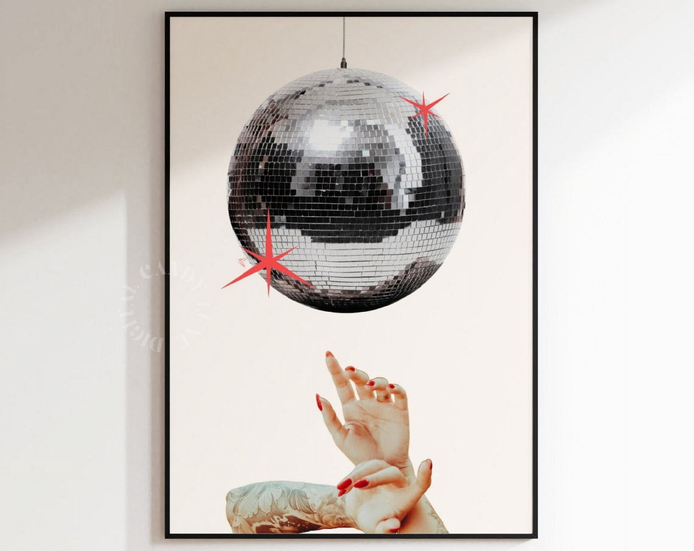 Kna Prints - Retro Disco Print Trendy Wall Art Retro Prints Wall Art ...