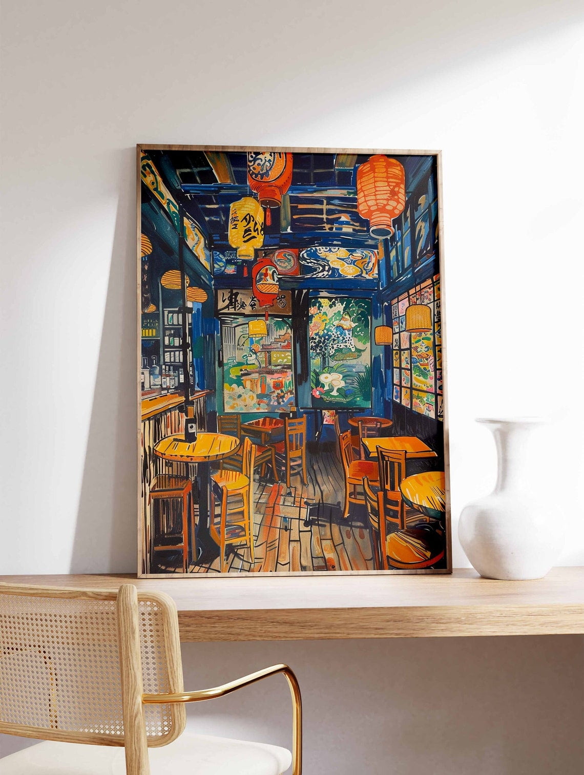 Kna Prints - Retro Japanese Cocktail Bar Print, Vintage Izakaya ...