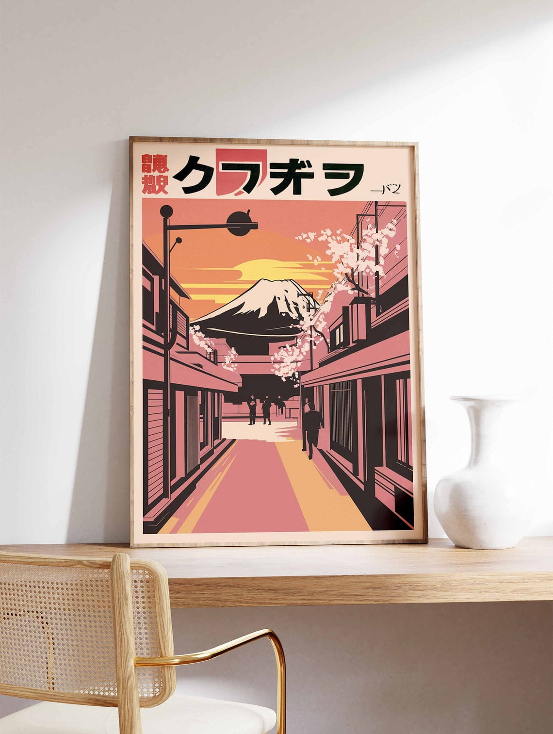 Kna Prints - Retro Japanese Poster, Japanese Floral Art, Botanical ...