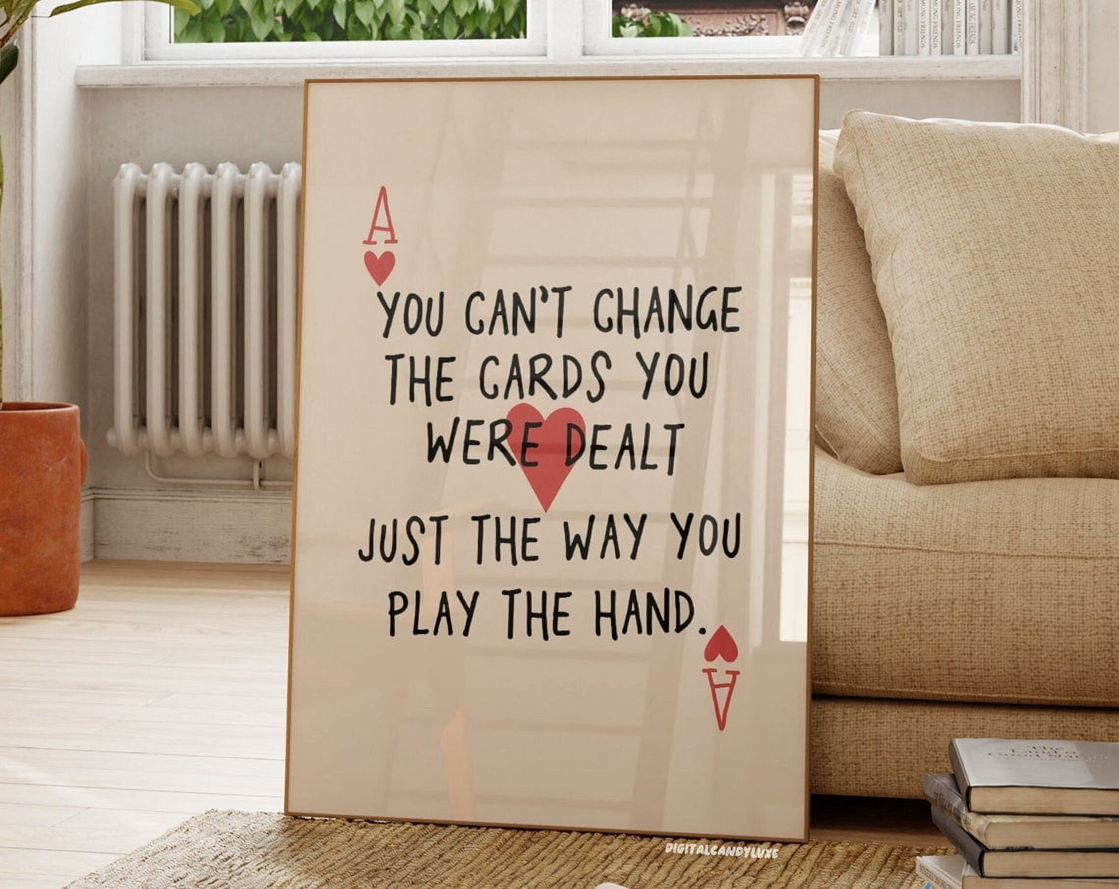 Kna Prints - Retro Playing Card Prints And Posters Aesthetic Red Wall ...