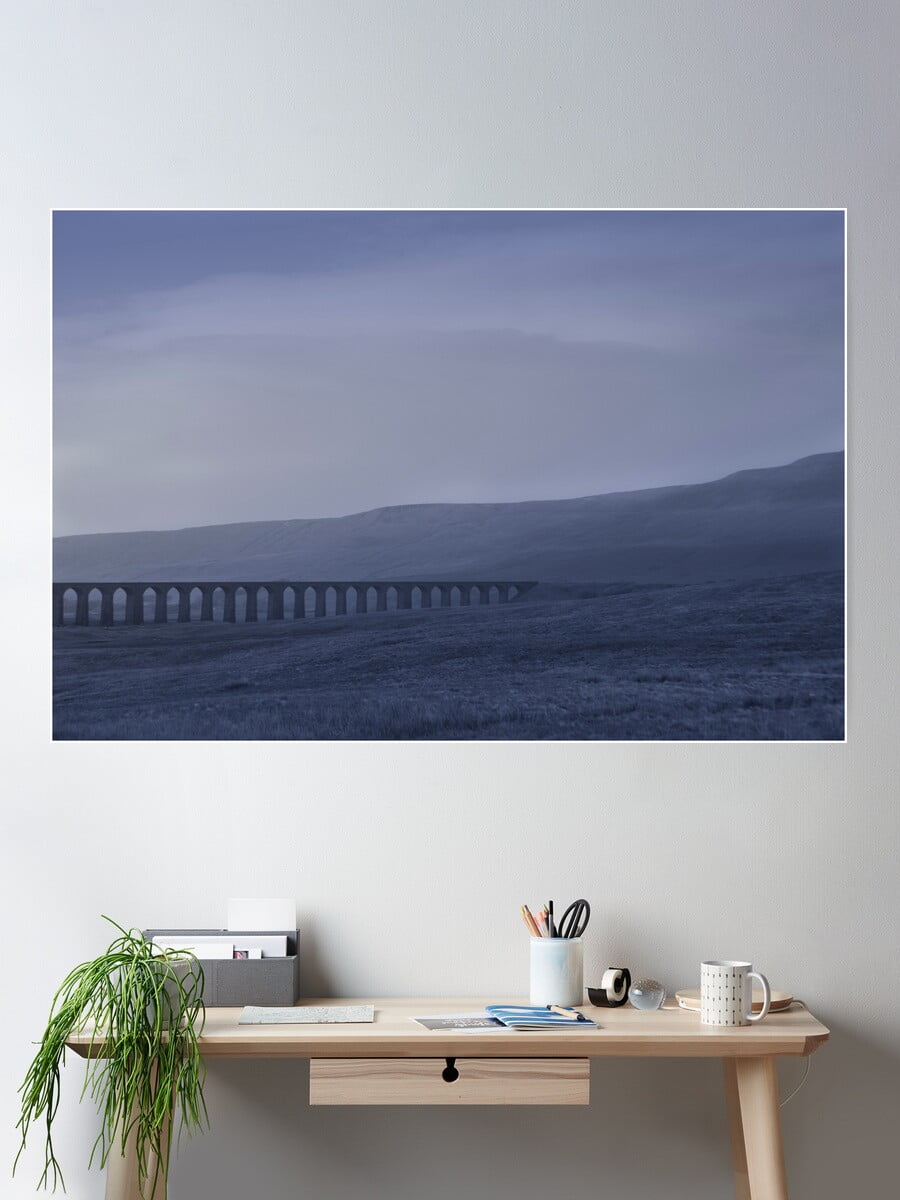 Kna Prints - Ribblehead Aqueduct Poster Wall Art, Modern Wall Decor For ...
