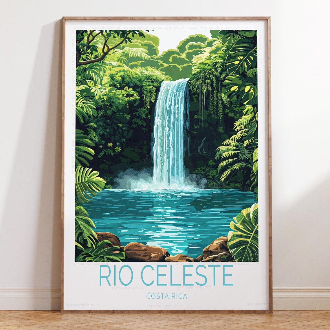 Kna Prints - Rio Celeste Costa Rica Travel , Tenorio Volcano National ...