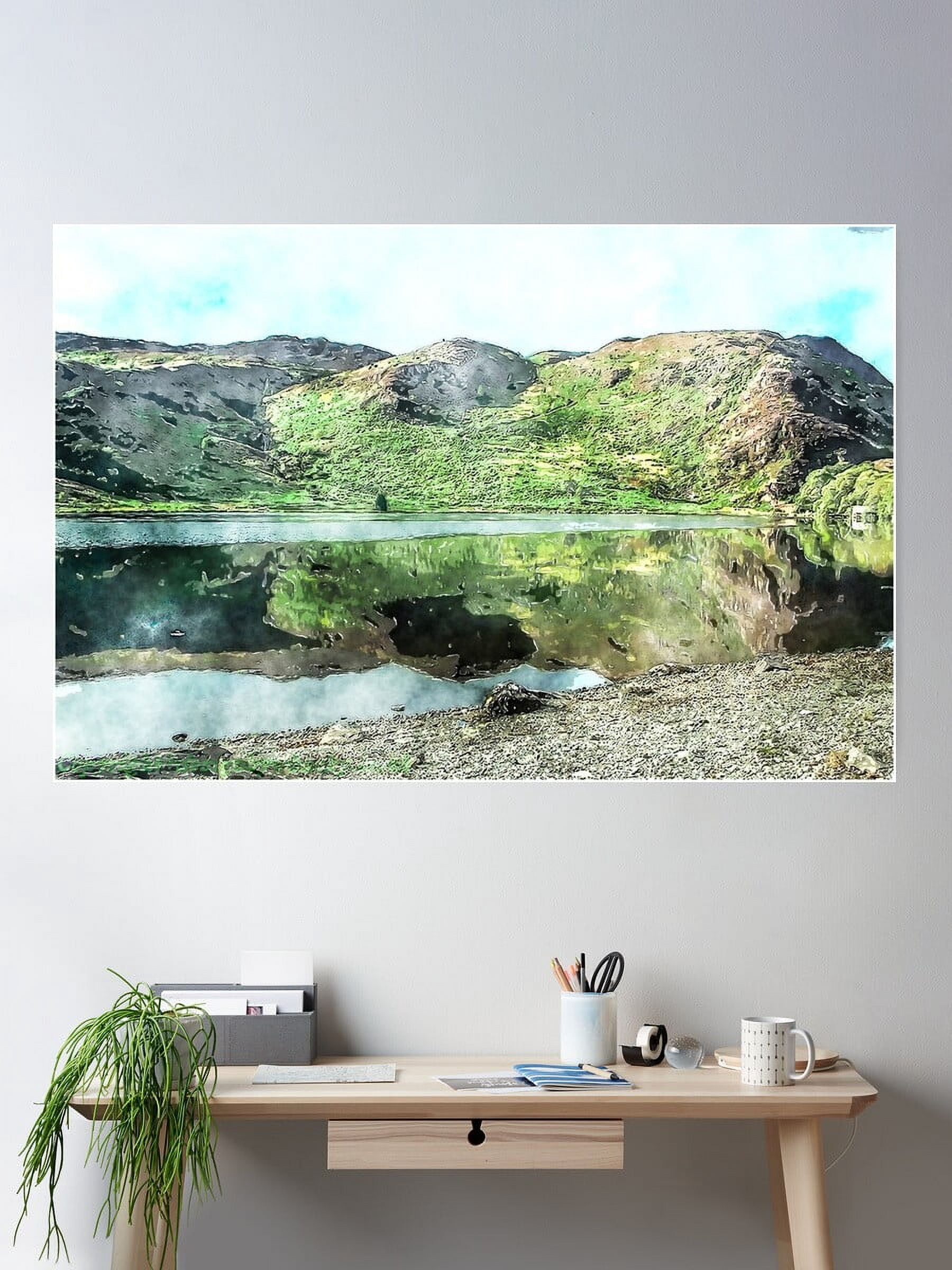 Kna Prints - Road To Silver Birches, Snowdonia Poster , UNFRAMED-8x12 ...