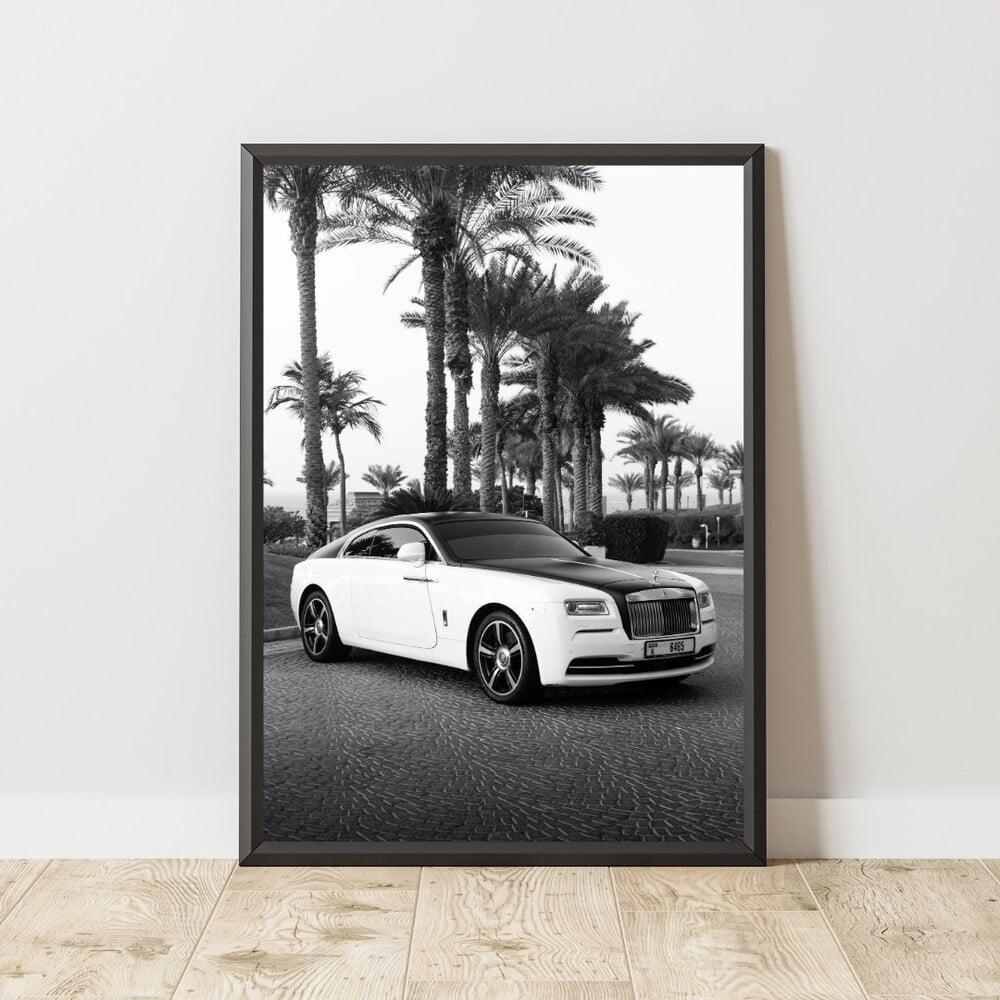 Kna Prints - Rolls-Royce Wraith Poster, Rolls-Royce Print, Rolls-Royce ...