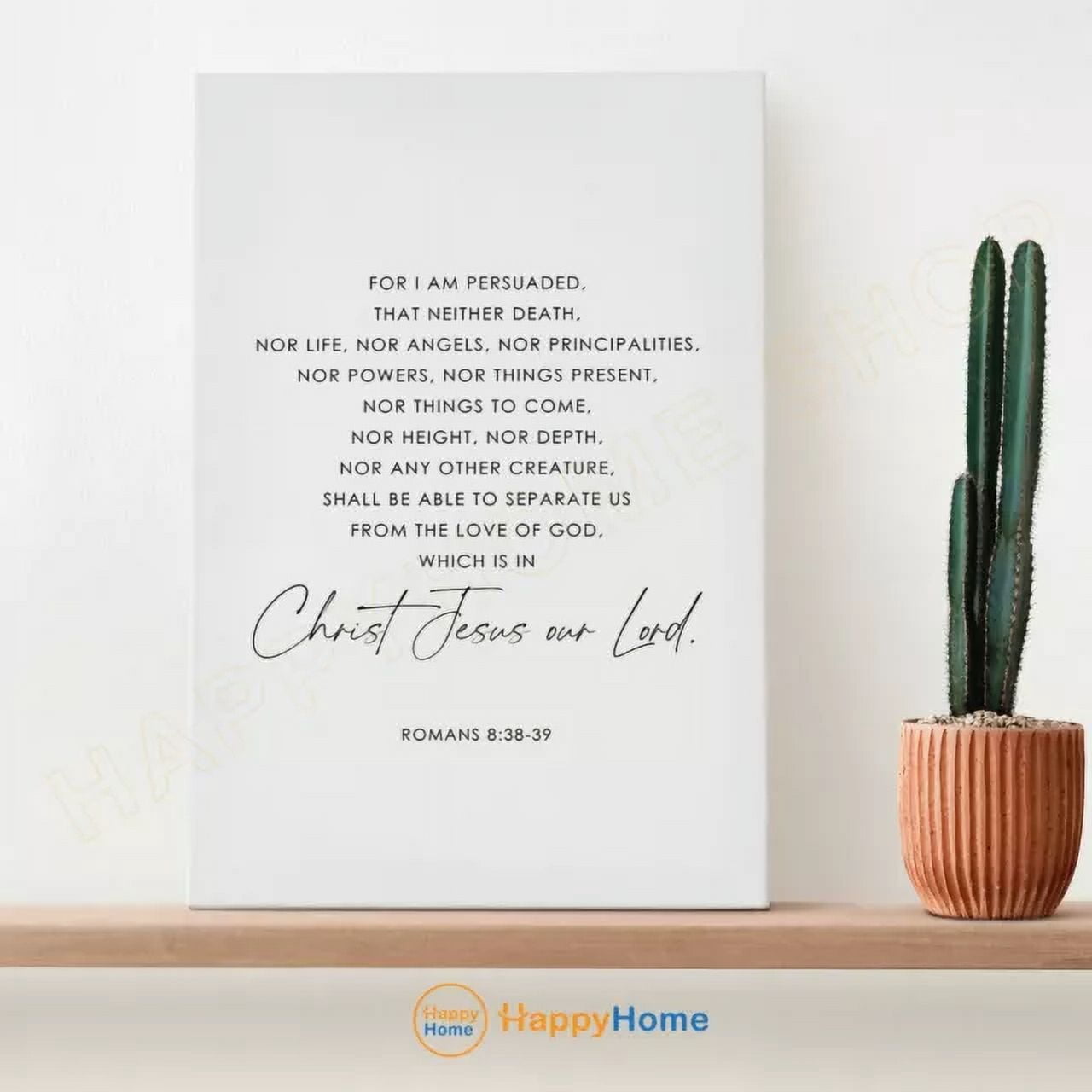 Kna Prints - Romans 8:38-39 For I Am Persuaded Wall Art Bible Verse ...