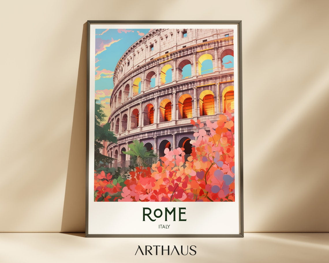 Kna Prints - Rome Italy Travel Print Rome Wall Art Italy Travel Poster ...