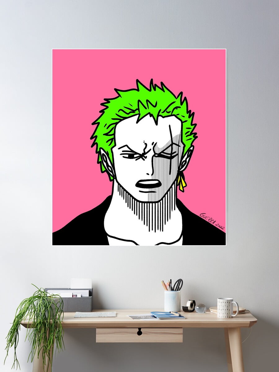 Kna Prints - Roronoa Zoro Poster Wall Art, Modern Wall Decor For Living ...